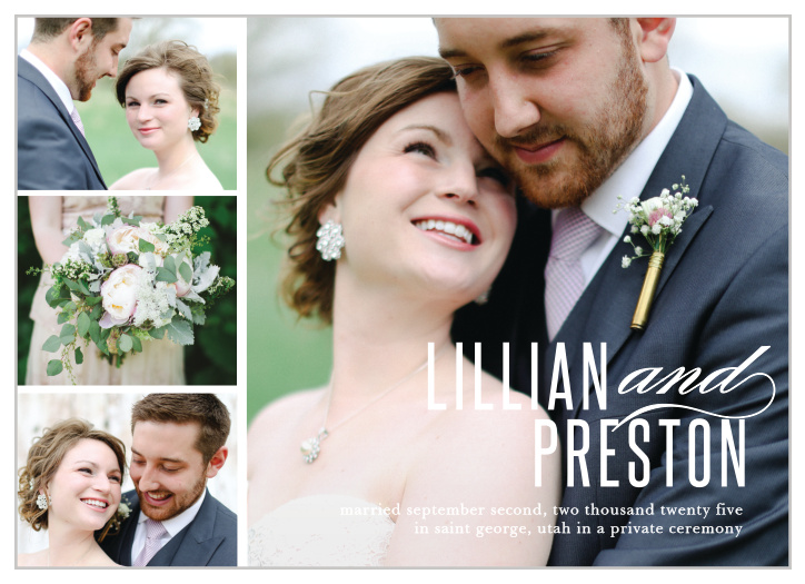 Wedding Announcements | Just Married Designs by Basic Invite