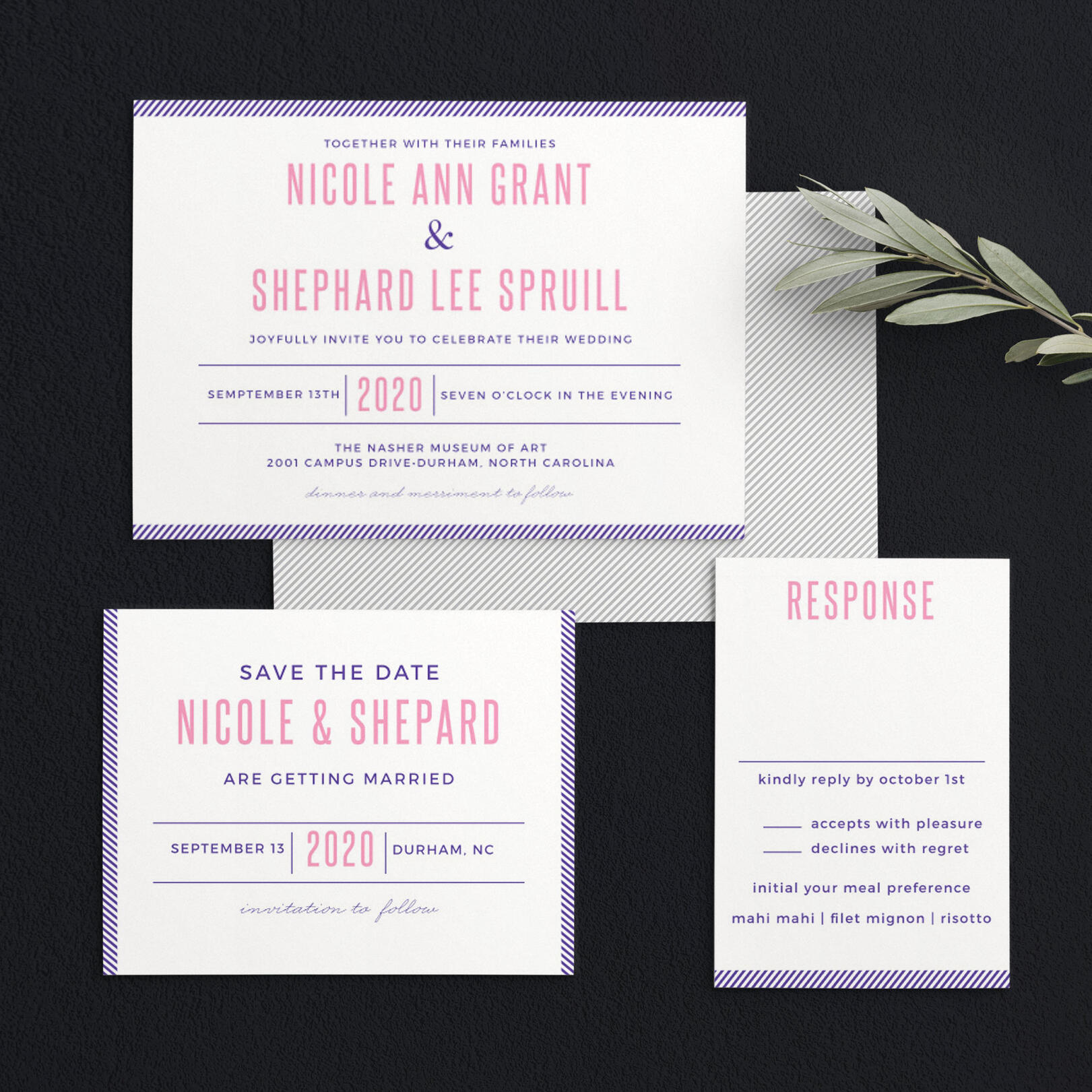 Artful Elegance Wedding Invitations by Basic Invite