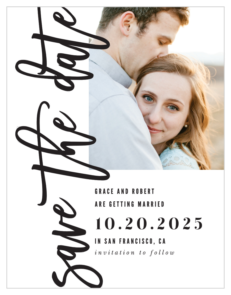 Sweet Simplicity Save the Date Cards by Basic Invite