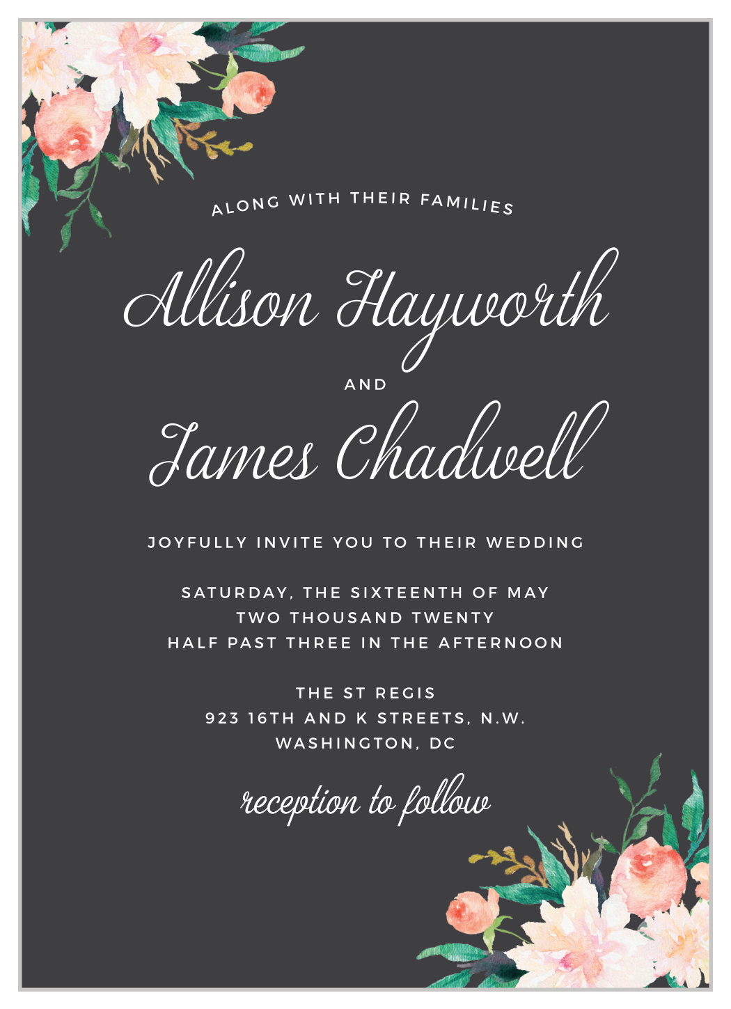 Blossoming Love Wedding Invitations by Basic Invite