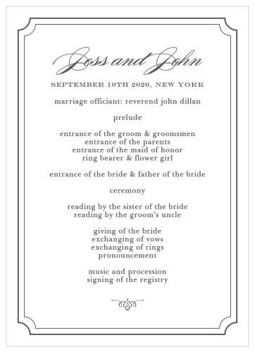 Elegant Script Wedding Invitations by Basic Invite