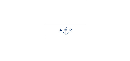 Modern Nautical Wedding Invitations by Basic Invite