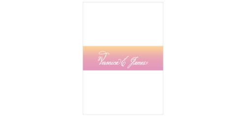Confetti Ombre Wedding Invitations by Basic Invite