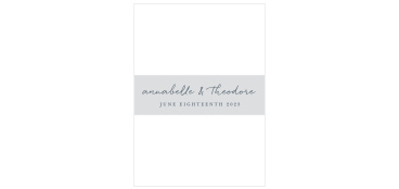 Brushed Frame Wedding Invitations