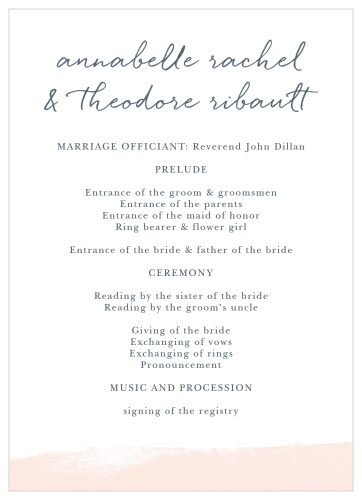 NEW 2025 Wedding Programs | Completely Customizable