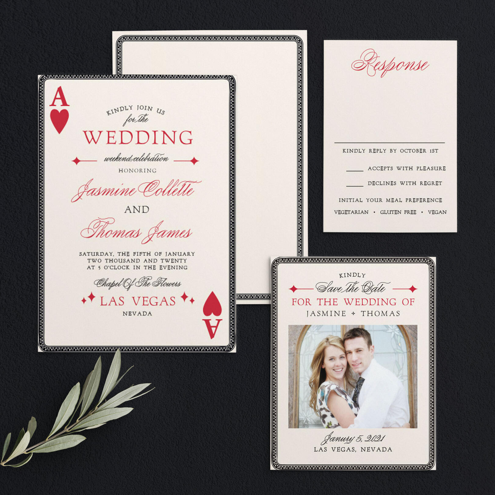 Lady Luck Wedding Invitations by Basic Invite