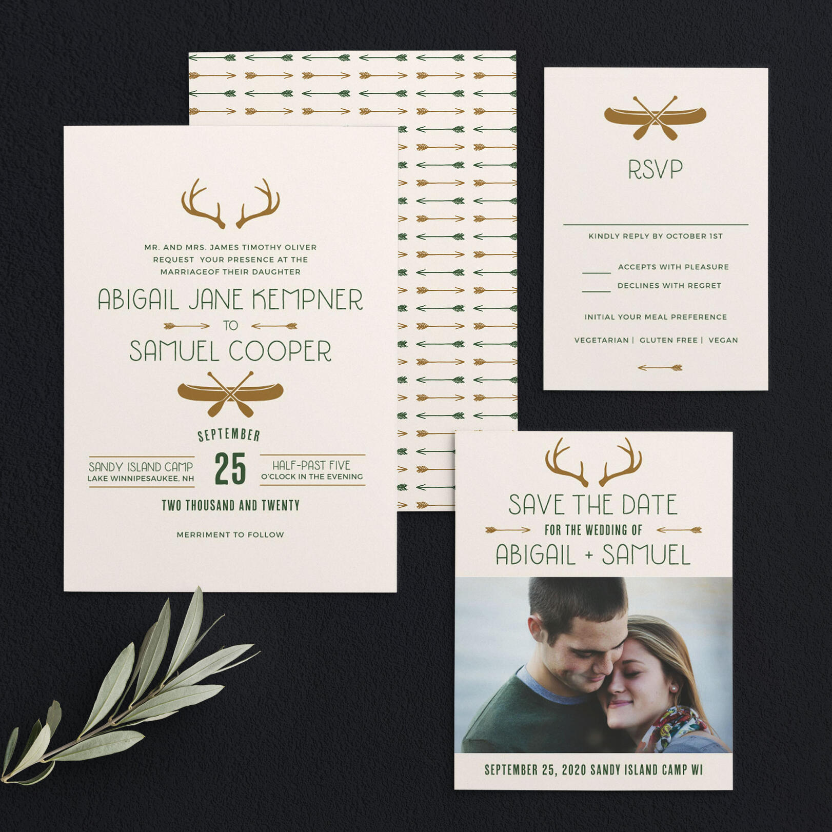 Summer Camp Weekend Wedding Invitations by Basic Invite