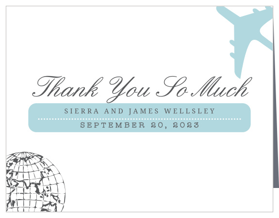 Bon Voyage Wedding Invitations by Basic Invite