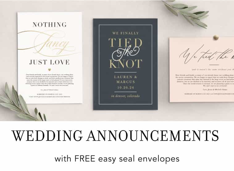 Wedding Announcement Protocol