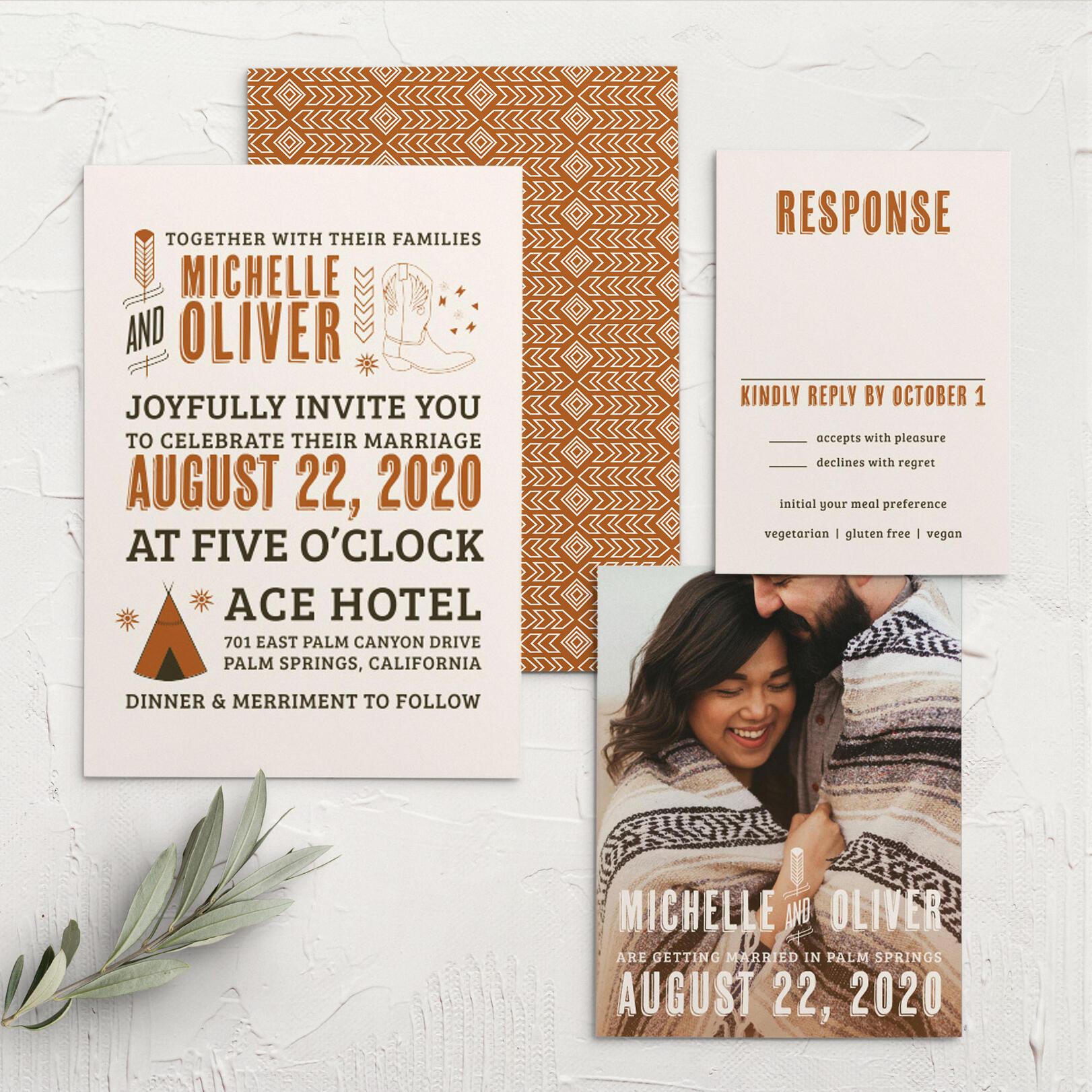 Desert Sky Wedding Invitations by Basic Invite