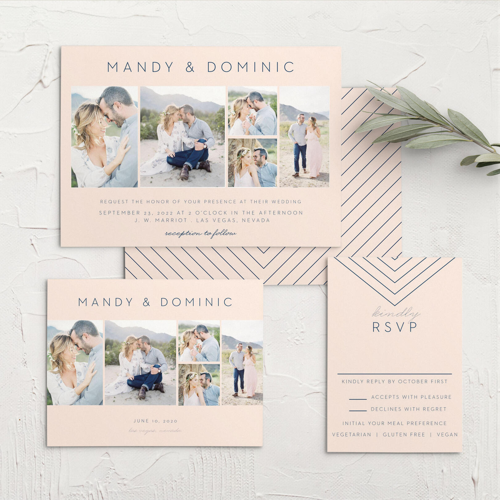 Mod Snaps Wedding Invitations by Basic Invite