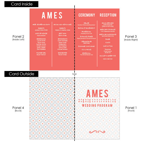 Fairy Tale Beginning Wedding Programs by Basic Invite