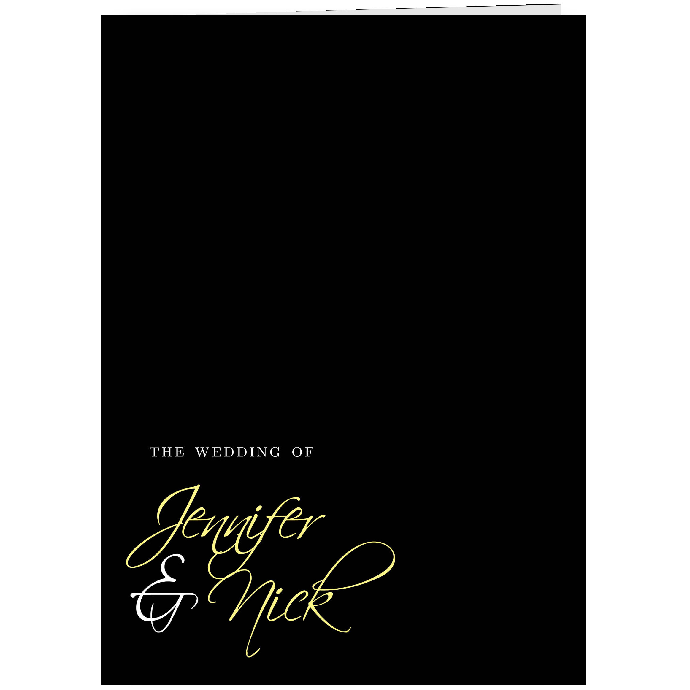 Victorian Frame Wedding Programs by Basic Invite