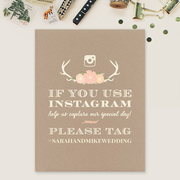 Instagram Sign Printable