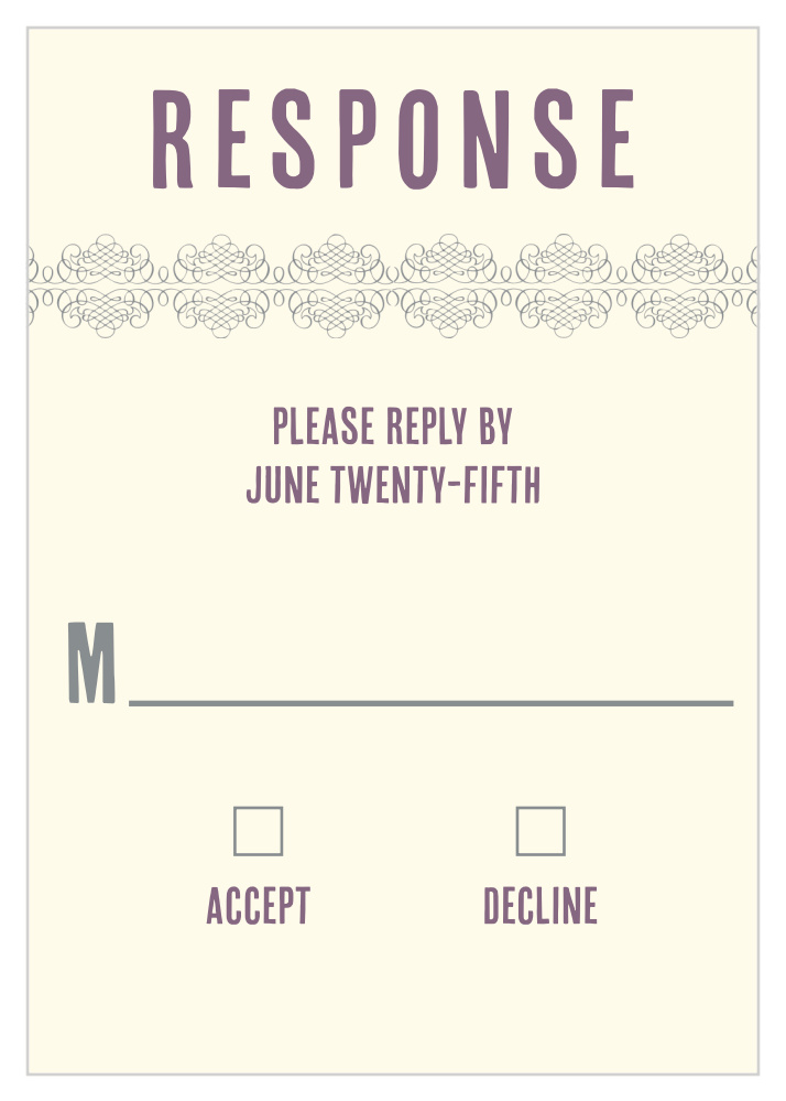 Elegant Borders For Rsvp Cards Elegant Wedding Invitation Template Set