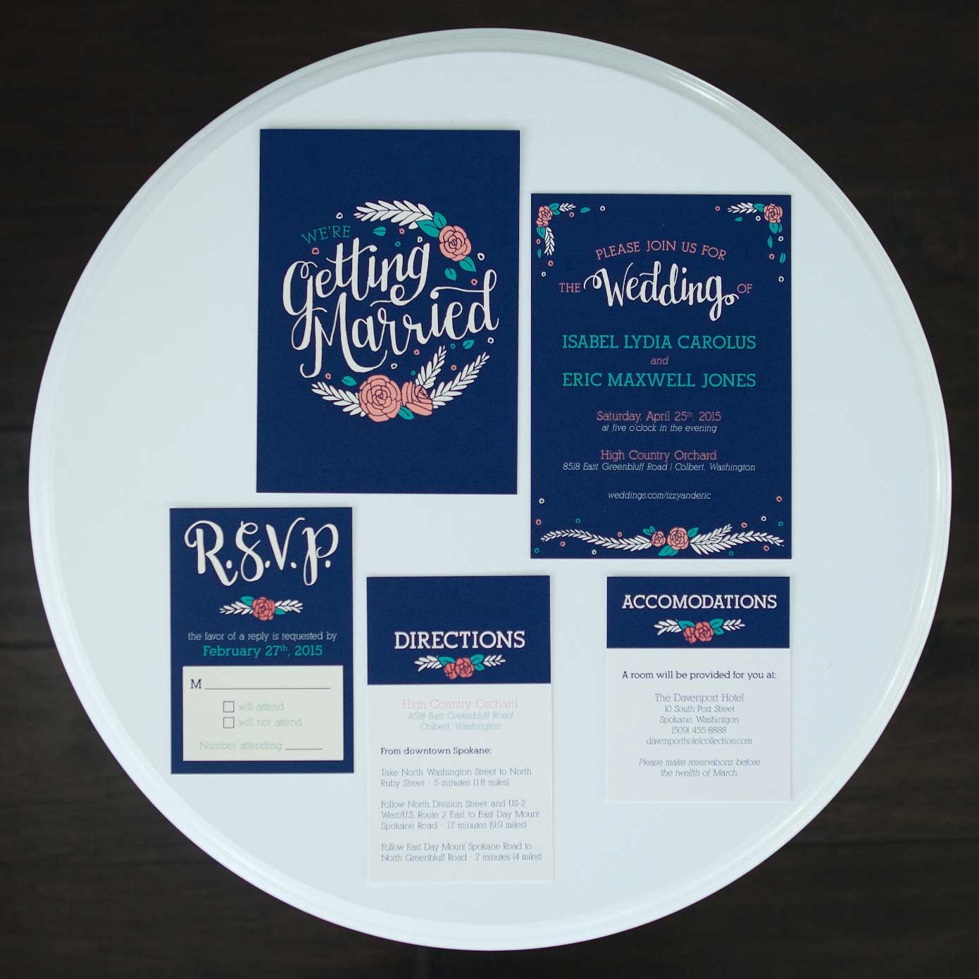 Floral Whimsy Wedding Invitations by Basic Invite