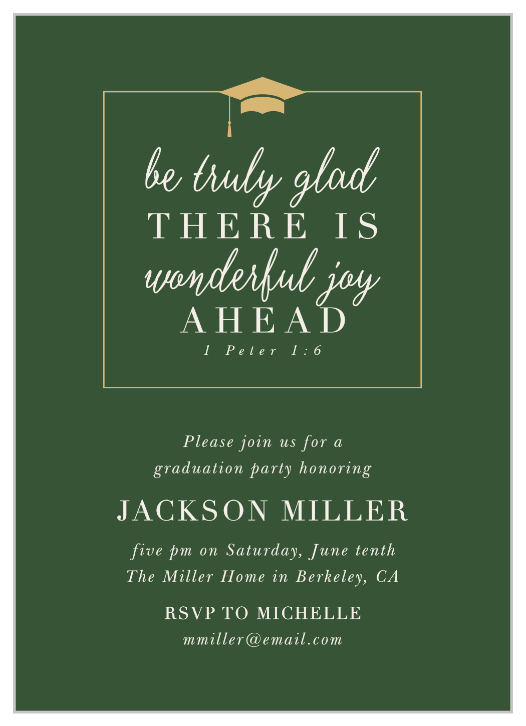 Christian Bachelor Party Invitations