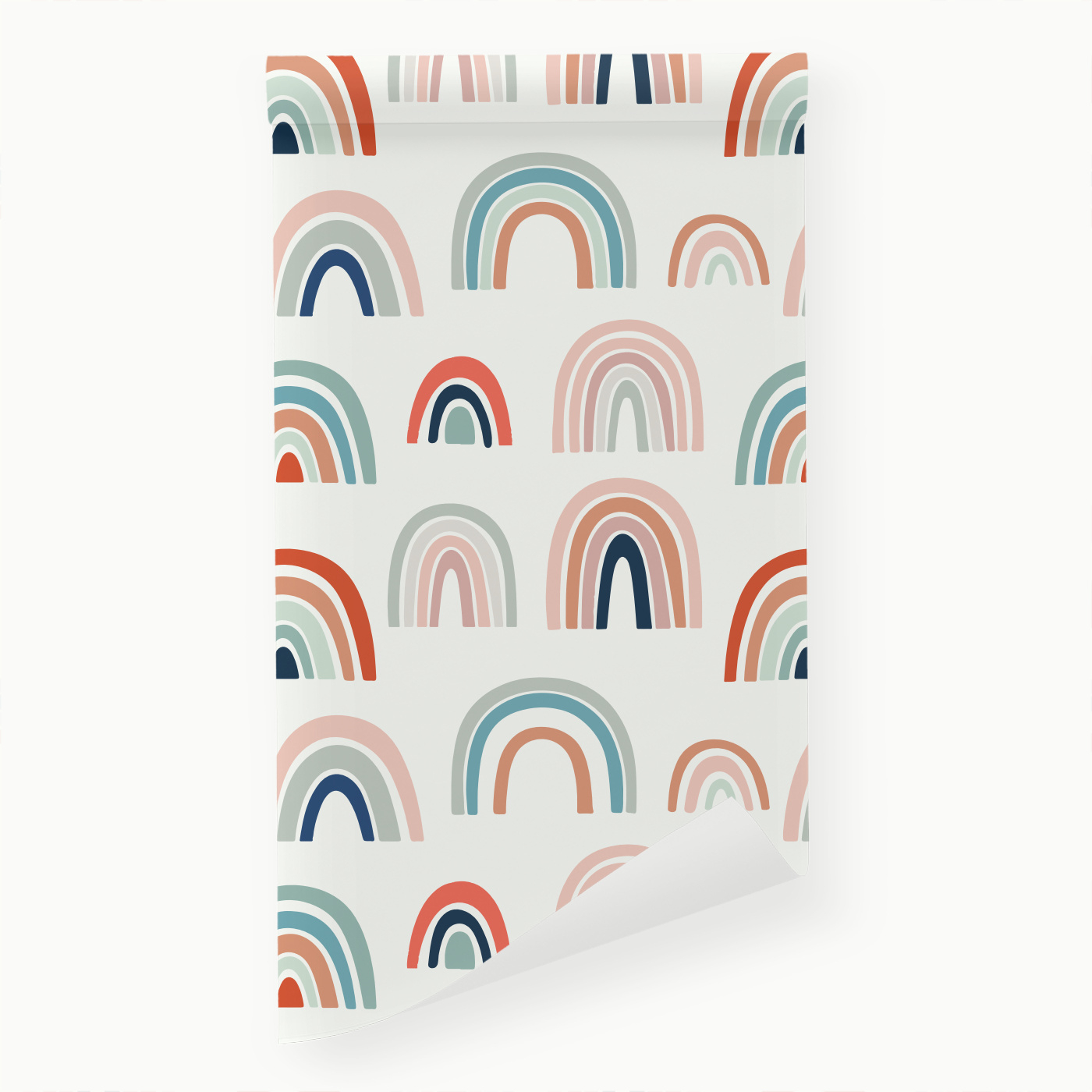 Retro Rainbows Peel And Stick Removable Wallpaper | Love vs. Design