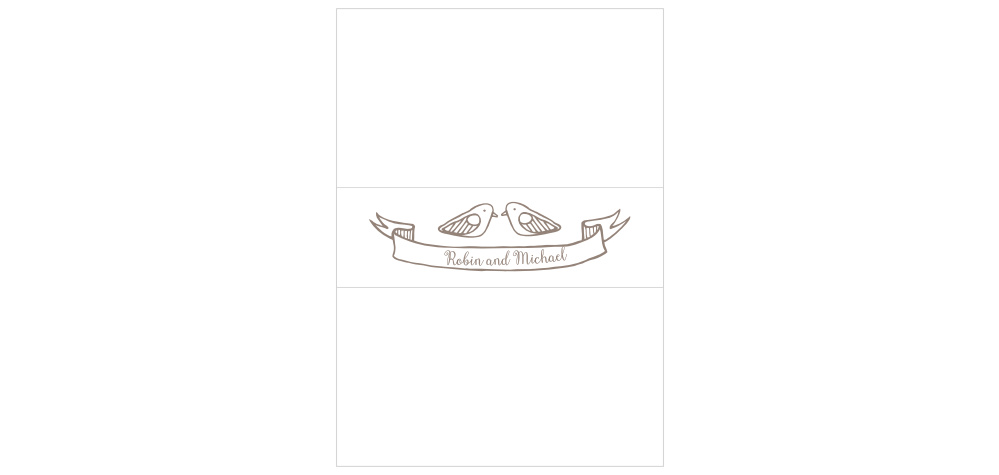 Rustic Barn Wedding Belly Bands by Basic Invite