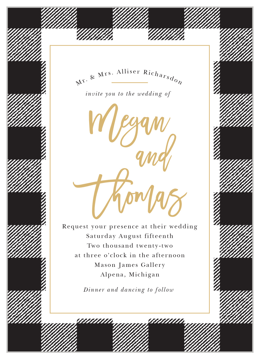 Rustic Plaid Invitations Amazon.com : Hadley Designs 25 Lumberjack
