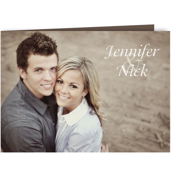 Lovely Opaque Wedding Invitations by Basic Invite