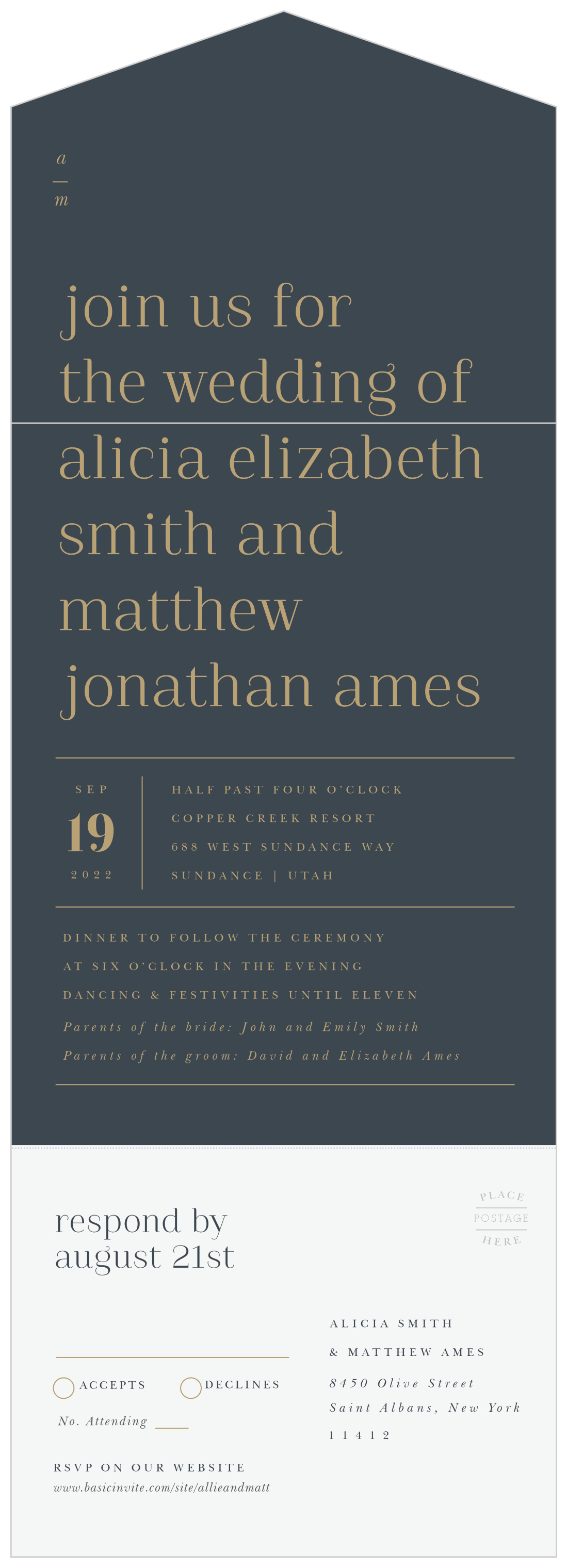 Headline Wedding Invitation Decorated Wedding Invitation Vector