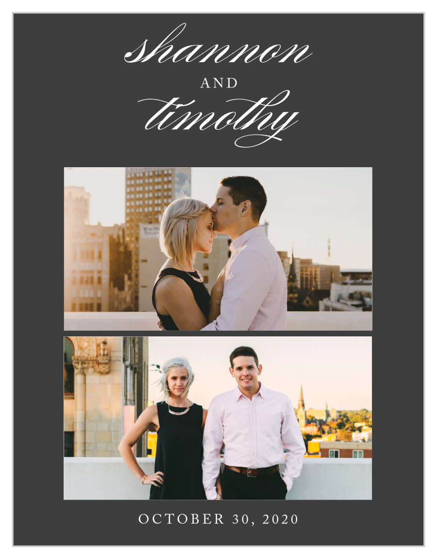 Simply Scripted Save the Date Cards by Basic Invite