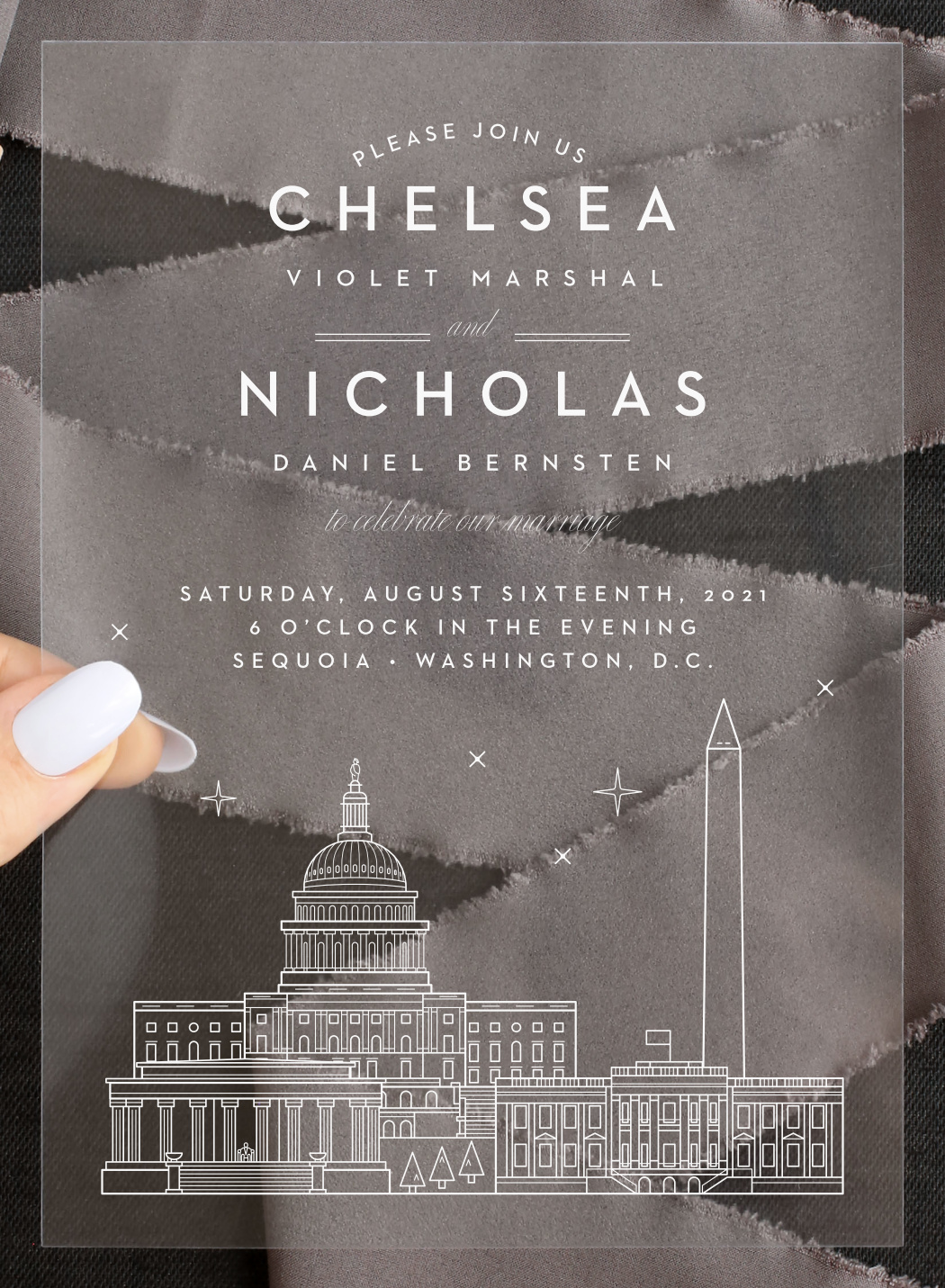 How to address washington dc on wedding invitation | Beachweddingtips.com