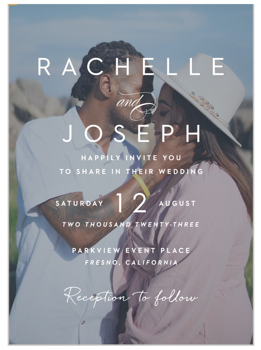 Opaque Love Wedding Invitations by Basic Invite
